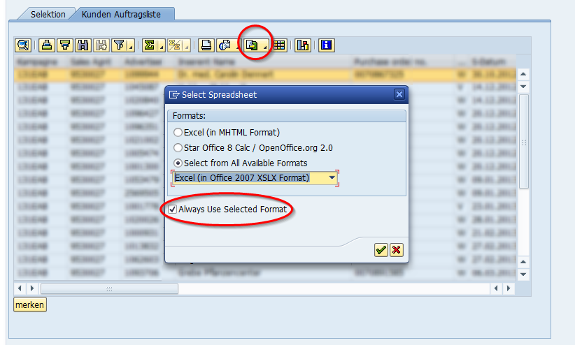 Kapu El tagja F l Sap Report Output To Excel K rh z Gy rt s Meg rkezik